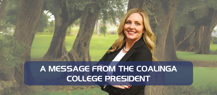 A Message from the Coalinga College President | West Hills Community ...